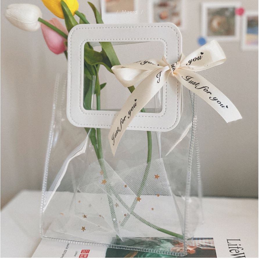 [READY STOCK] Maerd INS PVC Transparent Gift Bag Handbag INS风伴娘回礼伴手礼物袋 ...