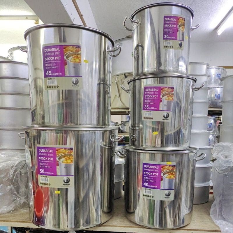 Stock Pot Tebal masak panas /Periuk sup /Periuk stainless steel /Round ...