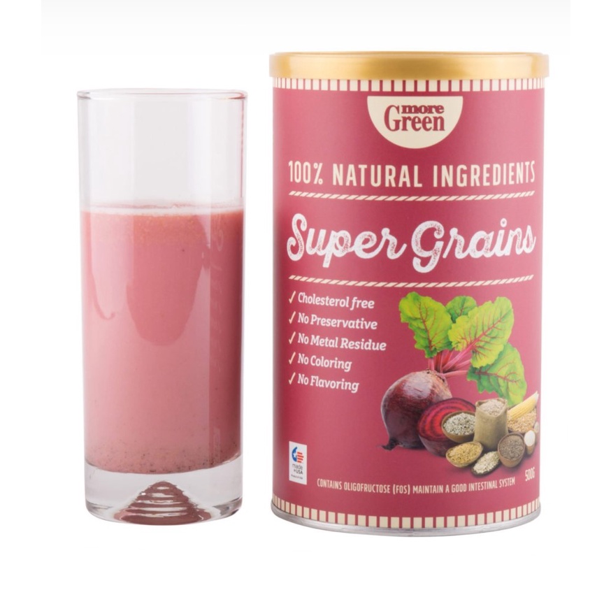 MOREGREEN 100% NATURAL SUPER GRAINS 500G (38 TYPES OF GRAINS & PLANT ...