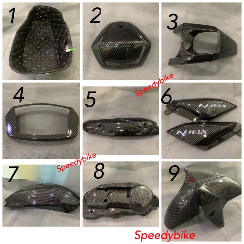 NMAX 2020 NEW NMAX V2 ACCESSORIES COVER SET CARBON | Shopee Malaysia