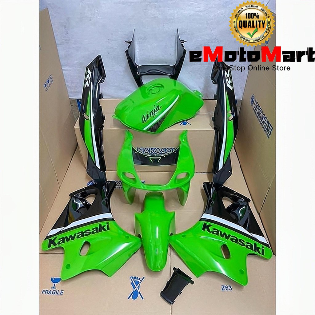 KAWASAKI NINJA150RR ZXR150 COVER SET SPECIAL EDITION KENJI GREEN #TANAM ...