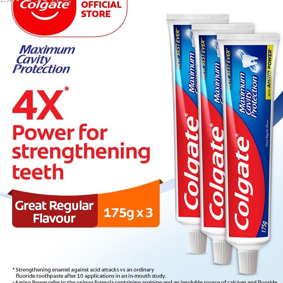 Colgate Maximum Cavity Protection Great Regular Flavour Toothpaste 175g ...