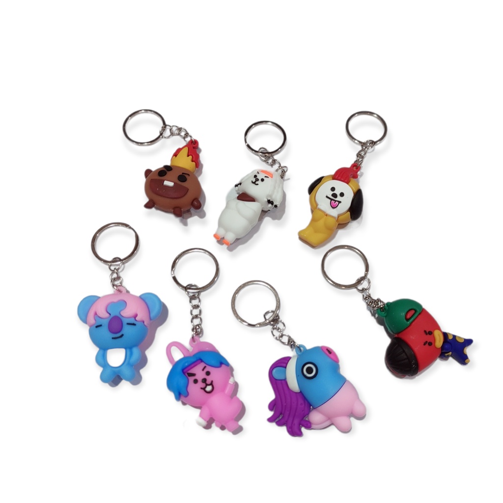 GANTUNGAN Bts BT21 KPOP Character Keychains Cute Characters | Shopee ...