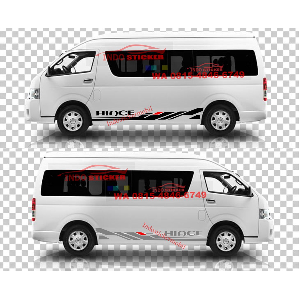 Car STICKER HIACE Car STICKER TOYOTA HIACE STICKER MINI BUS HINO ELF ...