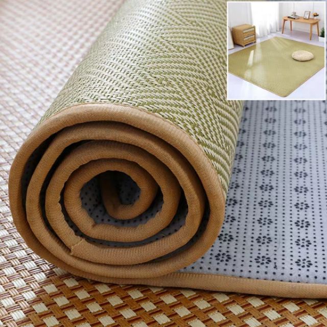 Japanese-style rattan mat rattan folding tatami mat living room bedroom ...