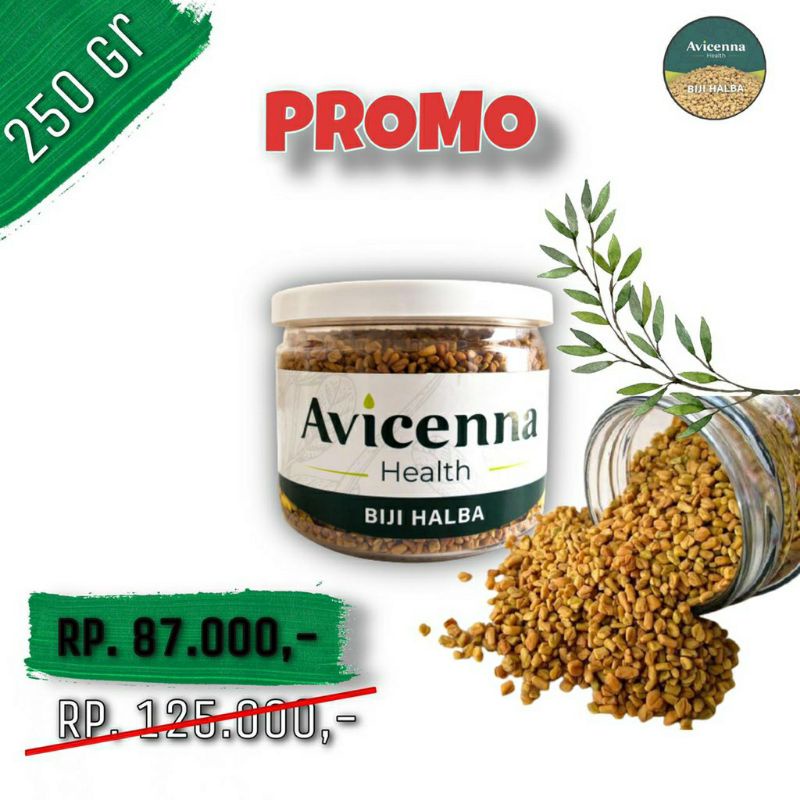 Avicennahealt Halba Seeds 250gr | Original Fenugreek Seed Hulbah ...