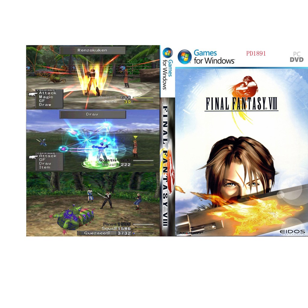 PC game Collections FINAL FANTASY VIII - 1 DVD | Shopee Malaysia