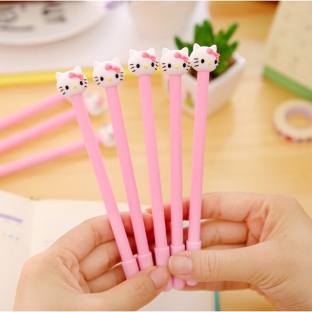 1pcs hello kitty cute pen / kawaii pen / hello kitty pen black colour ...