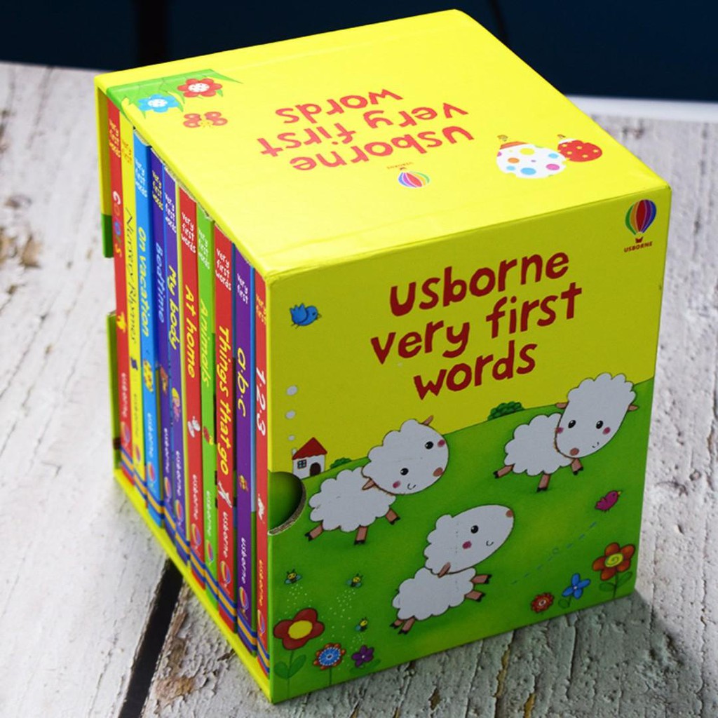 Usborne Very First Words Collection 10 Books Box Set Children Book ...