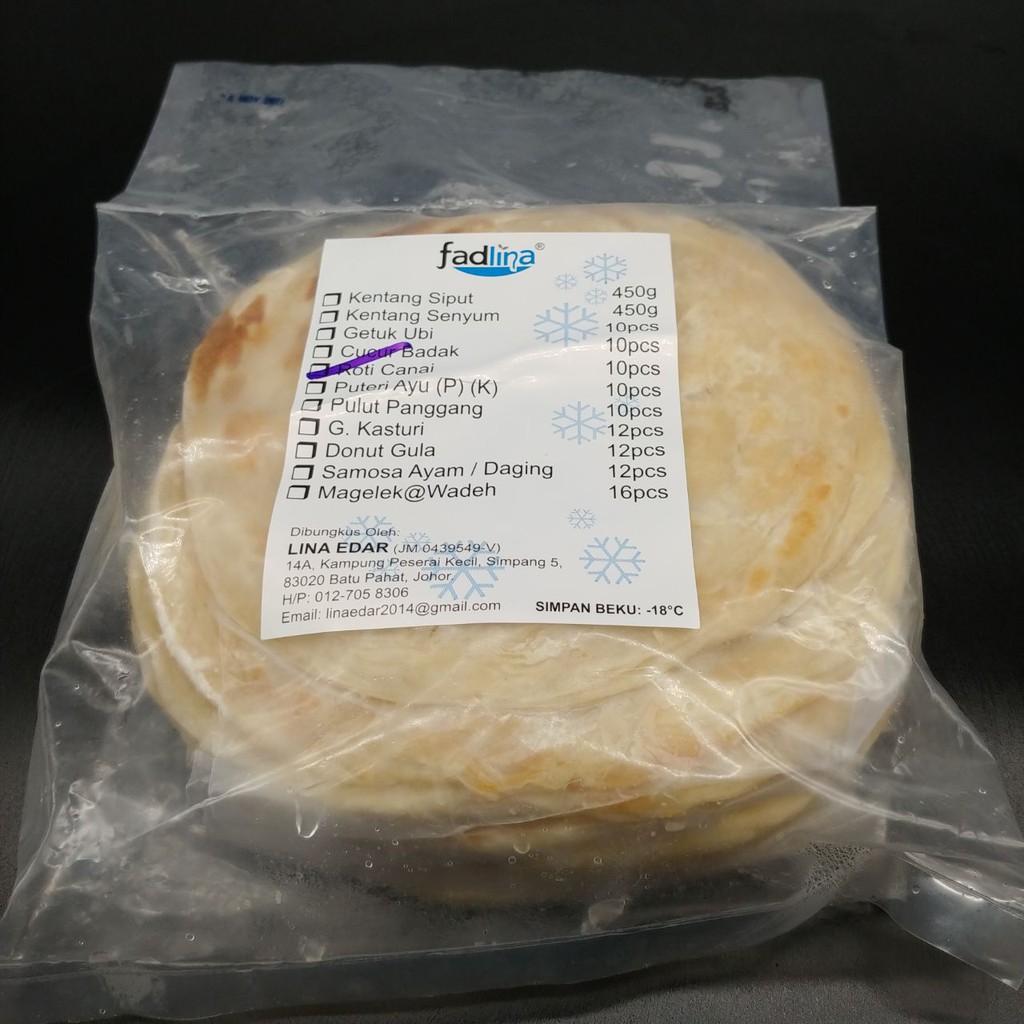 ROTI CANAI FROZEN (8KEPING) | Shopee Malaysia