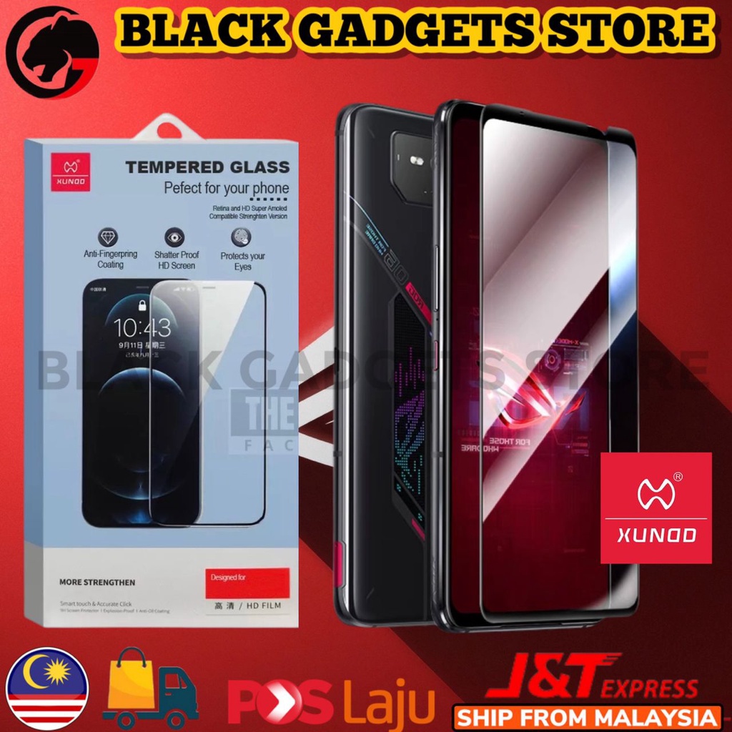 Asus ROG Phone 8 Pro / 7 / 7U / 6D / 6 Pro / 5S / Pro / 3 / 2 Ultimate 9H Clear Xundd Tempered ...