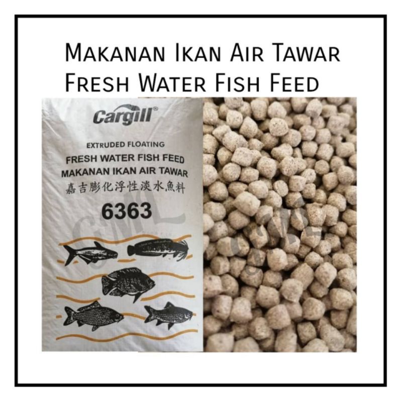 Cargill 6363 Makanan Ikan Air Tawar 1kg / Freshwater Fish Feed ...