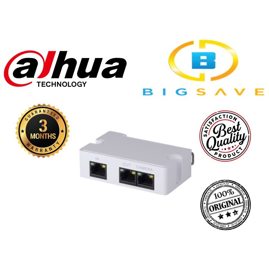 DAHUA PFT1300 POE EXTENDER (ONLY COMPATIBLE WITH DAHUA HI-POE OUTPUT ...