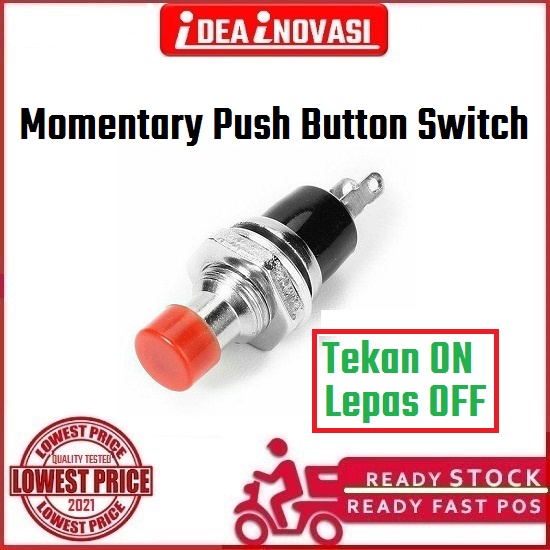 2 Pins Momentary Push Button Switch | Shopee Malaysia