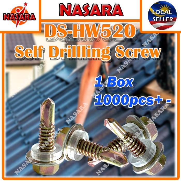 NASARA ~Self Drilling Screw DS-HW 520 Awning screw/ Skru atap/ Skru ...