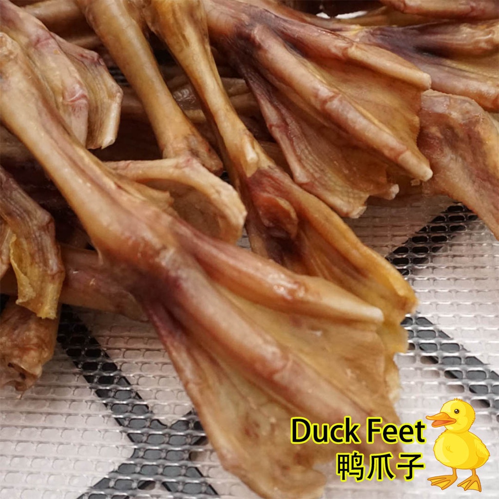 10pcs Air Dried Dehydrated Duck Feet Dental Chew Pet Treat 自制风干鸭脚磨牙清热 ...