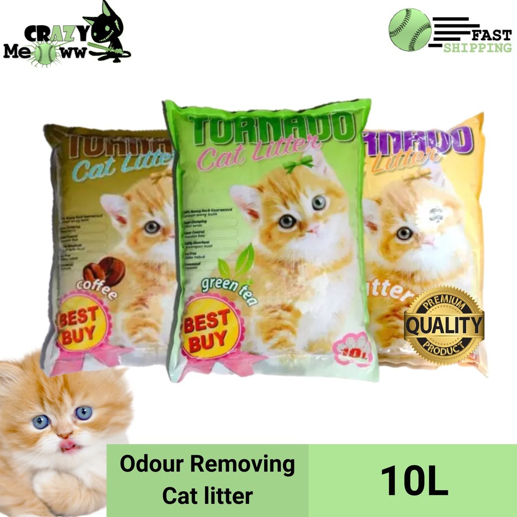 Tornado Cat Litter 10L - Cat Litter / Pet Toilet / Tempat Tandas Kucing | Shopee Malaysia