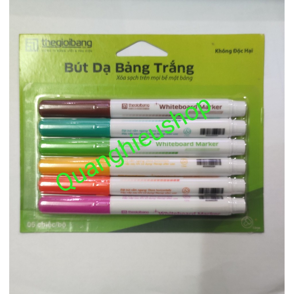MULTI-COLOR BOARD WRITING PEN FOR CHILDREN (SET OF 6 COLORS) | Shopee ...
