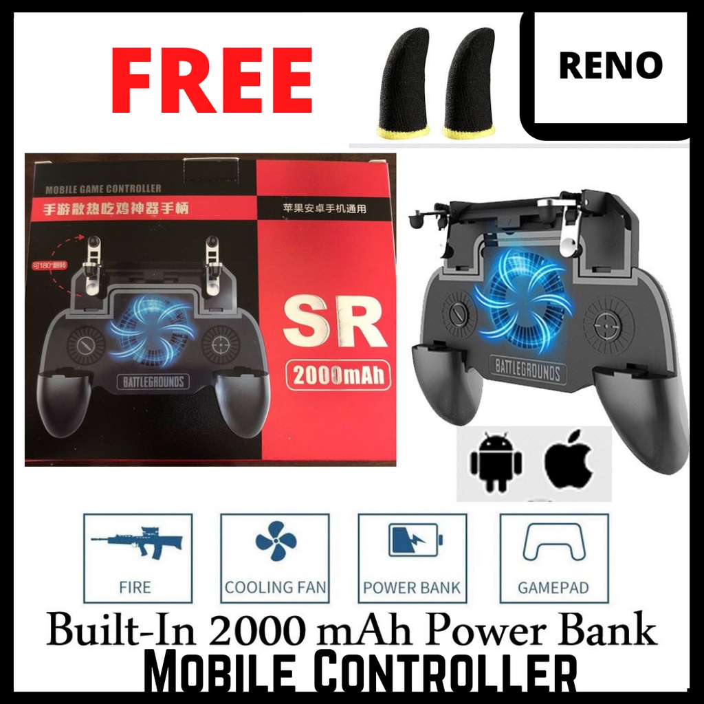 Ready Stock PUPG ML SR Mobile Phone Holder Stand Game Controller Fan ...