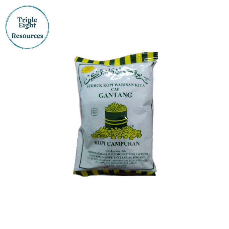 (60gram) Serbuk Kopi Campuran Warisan Kita Cap Gantang Coffee | Shopee ...
