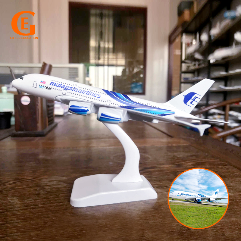 Malaysia Airlines Airbus 380 Aircraft Model MAS Airways A380 Alloy ...