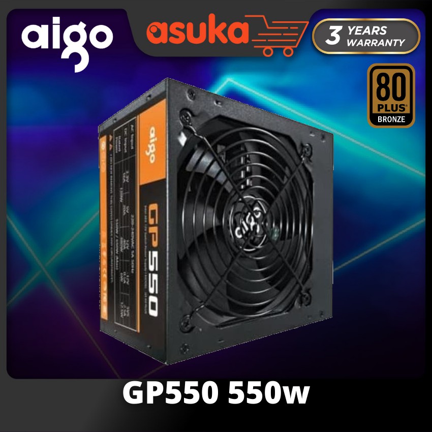 AIGO darkFlash GP550 GP650 80+ Bronze Power Supply | Shopee Malaysia