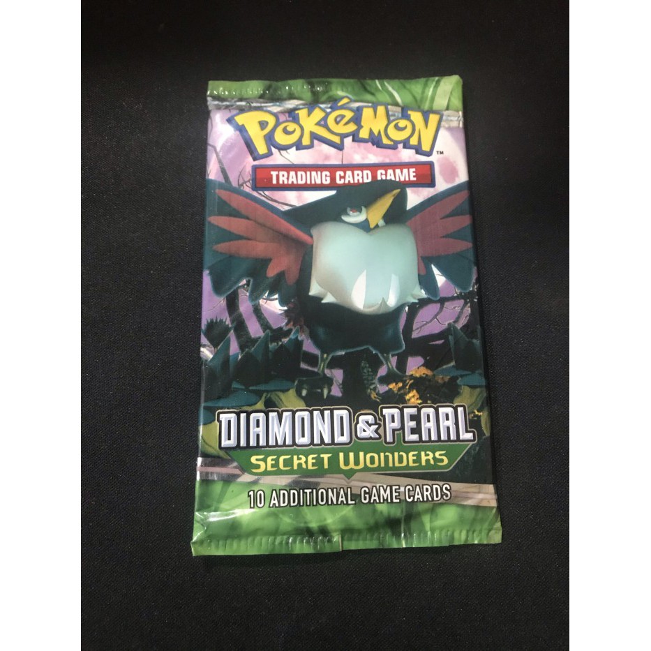 Pokemon TCG Booster Pack Diamond & Pearl Secret Wonder Honchkrow Card ...