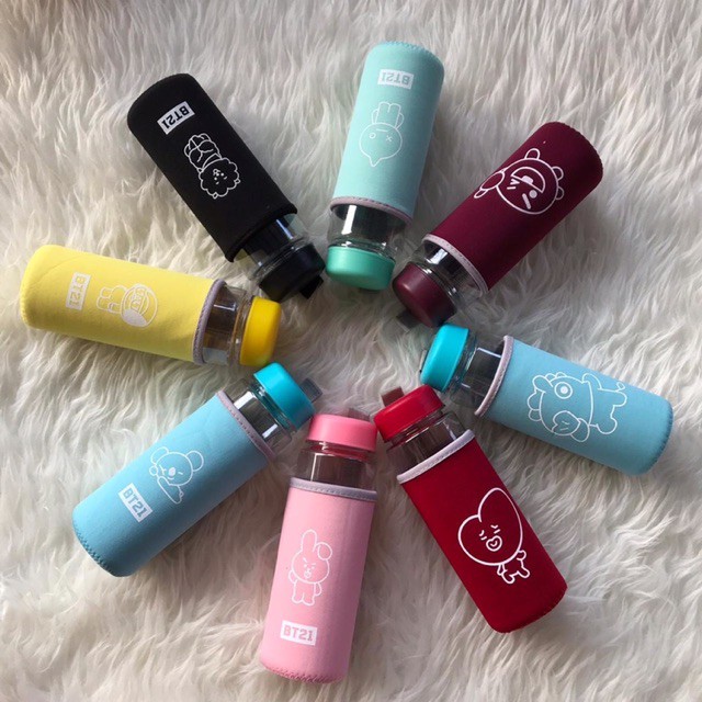 Drinking Bottle BT21 BTS KPOP TATA CHIMMY SHOOKY COOKY KOYA MANG RJ ...