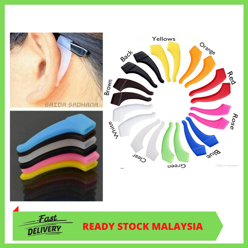 Offer Spec Jatuh Bila Pakai? Ear Hooks Sport Outdoor Eyeglass Temple ...