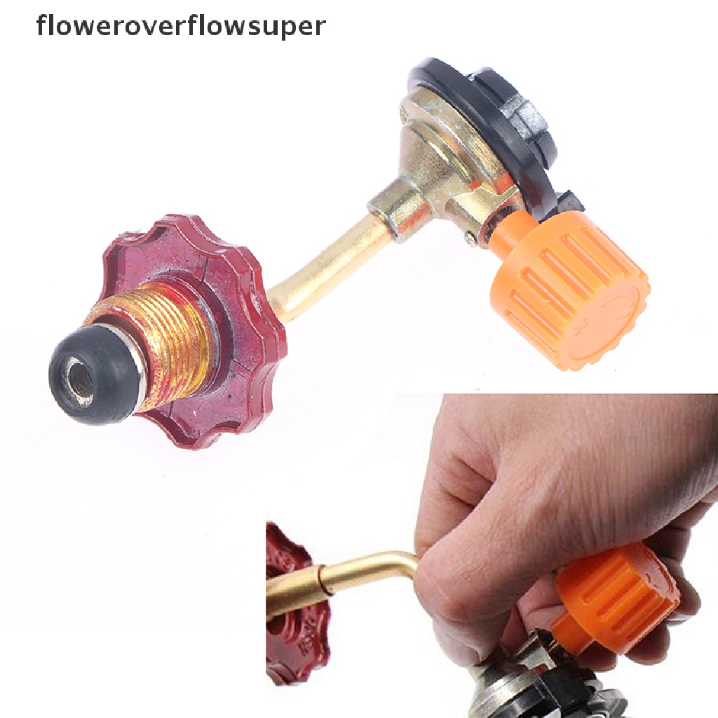 FSMY Butane Gas Cylinder Fuel Tank Filler Adapter Charging Inflatable ...