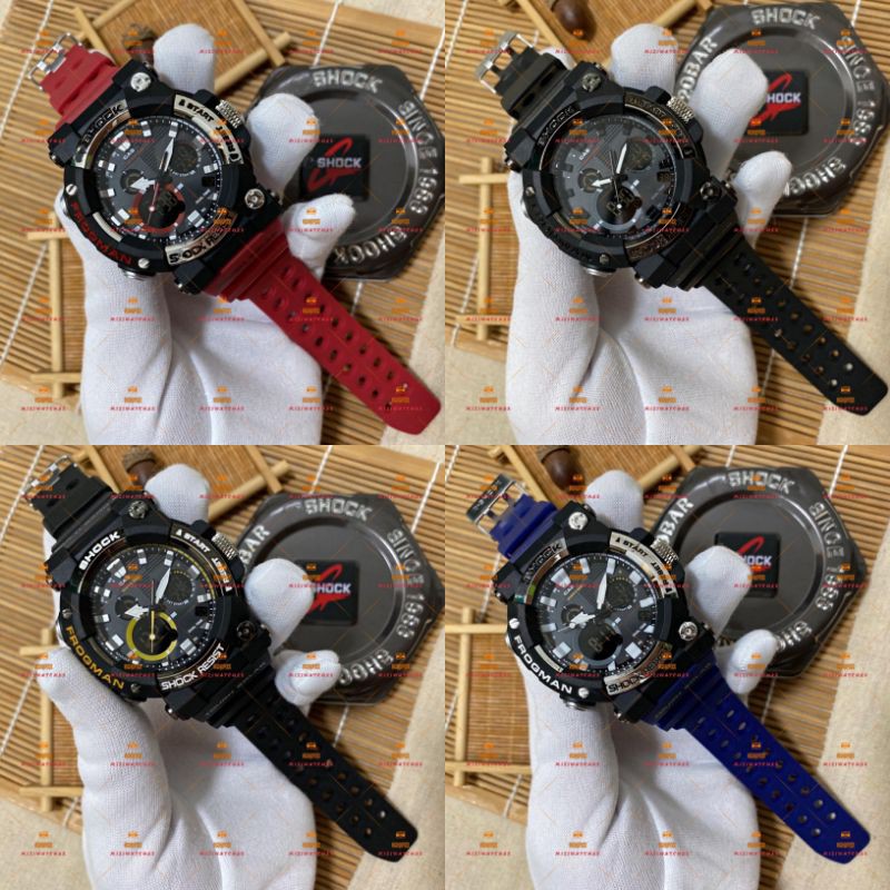 🔥HOT RARE🔥GSK FROGMAN GWF-A1000 Jam Tangan Lelaki Analog Digital Watch ...