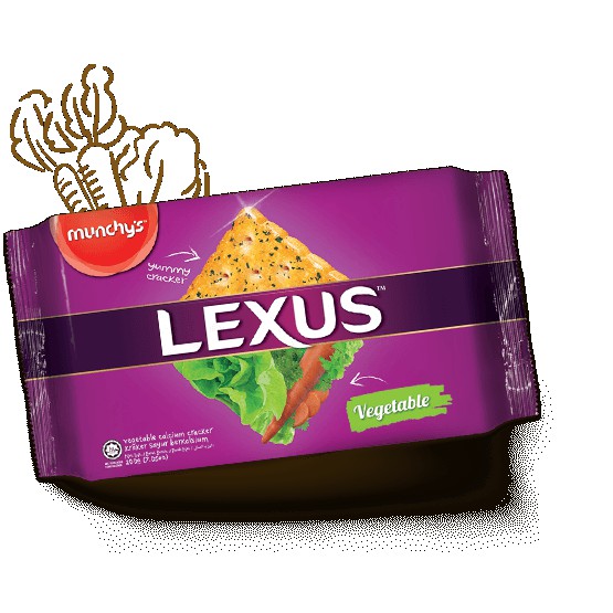 Munchy's Lexus Vegetable Crackers 200g | Shopee Malaysia