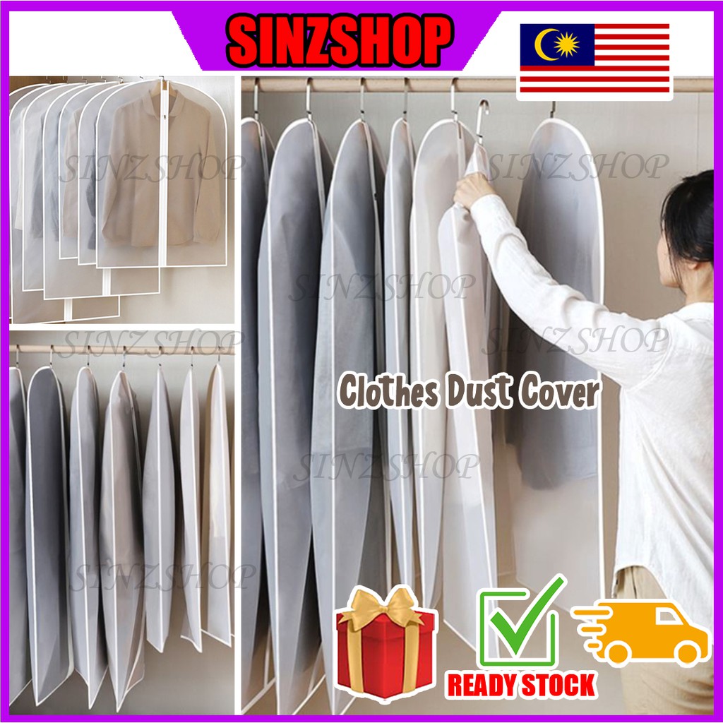 [READY STOCK] Dress Covers Protection Overcoat Dustproof come with ...