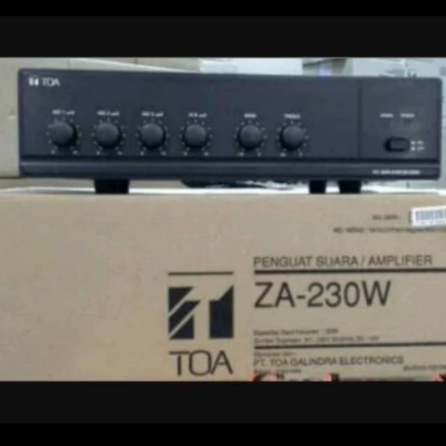 Toa ZA-230 amplifier.Original .Official TOA guarantee | Shopee Malaysia