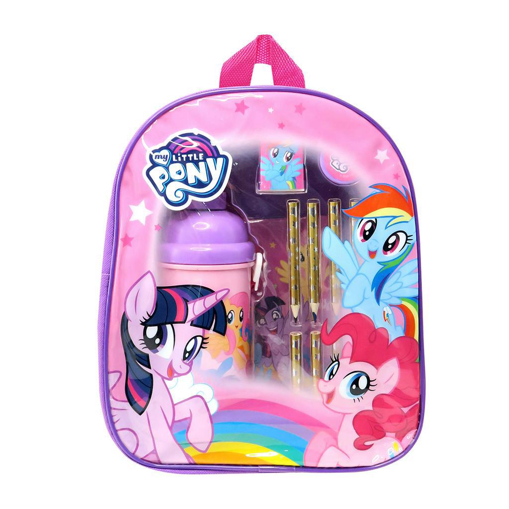 My Little Pony Rainbow Kids Backpack With Stationery Set | Shopee Malaysia