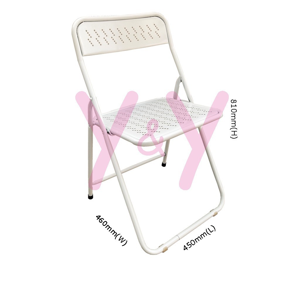 🇲🇾 🔥Hot Selling🔥 3V IF706 Foldable Folding Iron Steel Office Dining ...