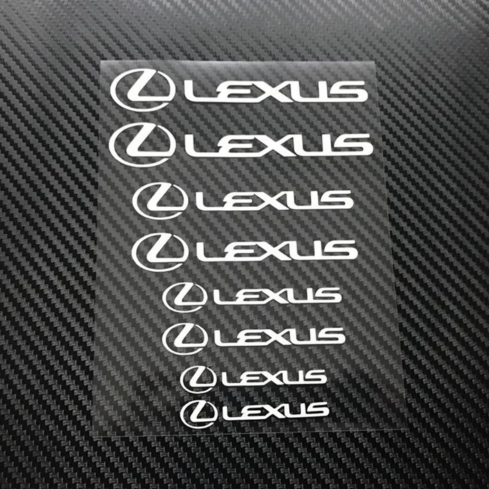 LEXUS Lettering Calipers Stickers High Temperature Resistant Car Brake ...