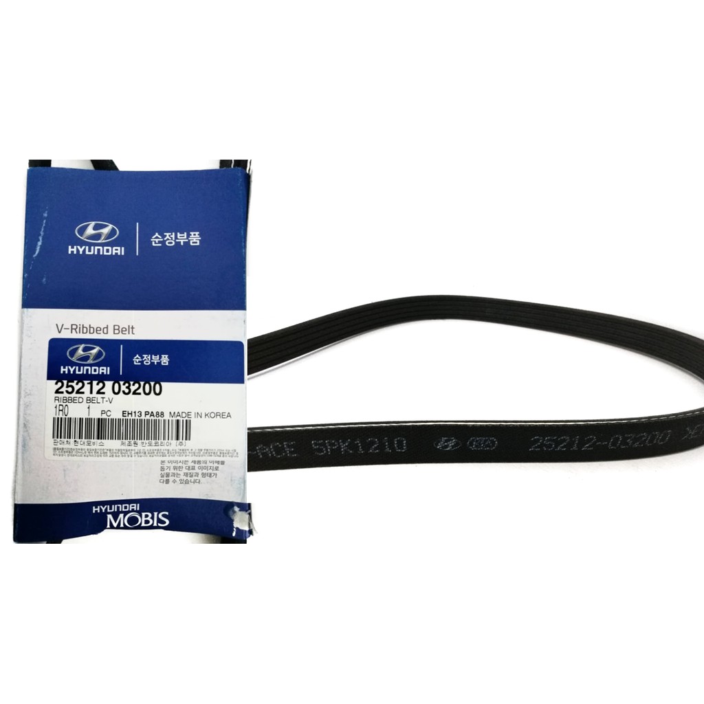 FAN BELT / V RIBBED BELT (GENUINE PARTS) KIA PICANTO TA 2014- 5PK1210 ...