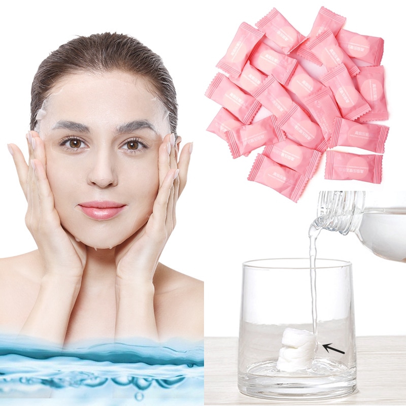 Compressed Face Mask Paper / Disposable Facial Masks Papers / Natural ...