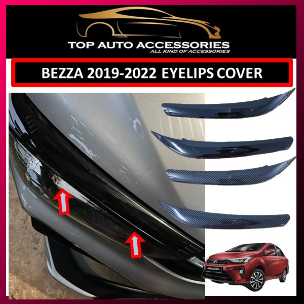 BEZZA FACELIFT 2019-2022 EYELIPS COVER / HEADLAMP COVER / FROPNT ...