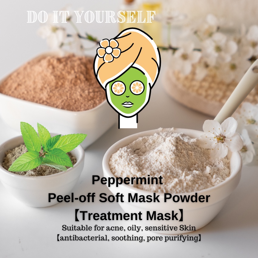 Peppermint Premium Peel-Off Soft Mask Powder Face Mask Facial Mask ...