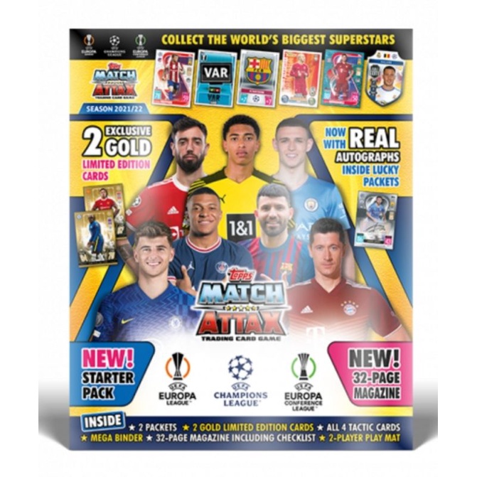 Topps Match Attax UCL 2021/22 - Starter Pack | Shopee Malaysia