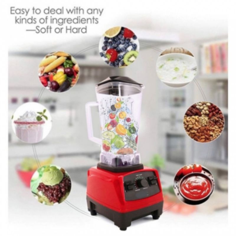 【PREMIUM】HEAVY DUTY BLENDER PENGISAR 2L TUGAS BERAT JUICER ICE BLENDED ...