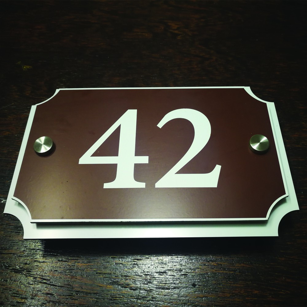 NOMBOR PLAT RUMAH MODEN, MODERN HOUSE NUMBER PLATE | Shopee Malaysia