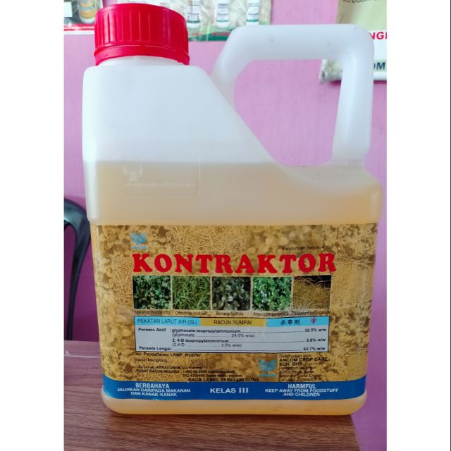 KONTRAKTOR 4LITER ( RACUN RUMPUT) | Shopee Malaysia