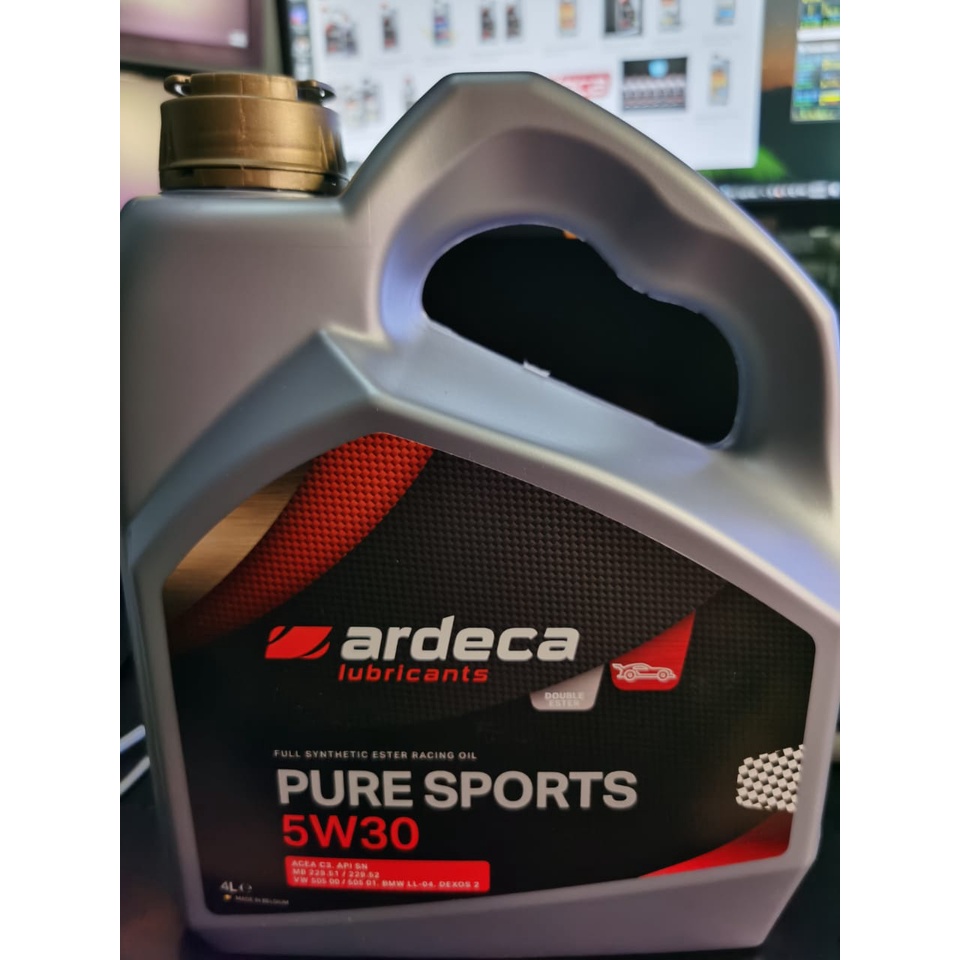 ardeca PURE-SPORTS 5W30 Ester fortified NEW!! | Shopee Malaysia