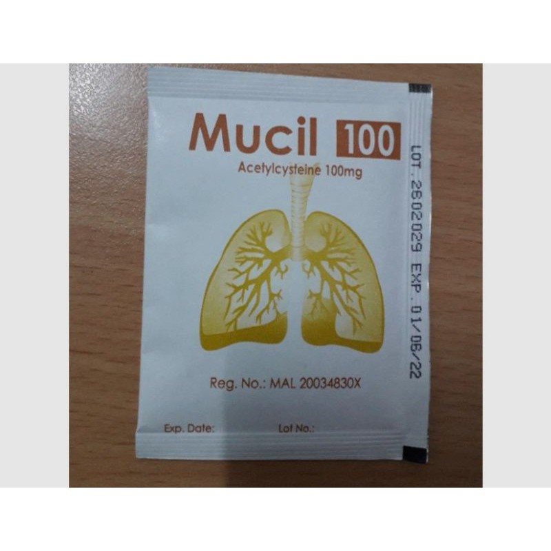 Mucil 100( acetylcysteine 100mg) | Shopee Malaysia