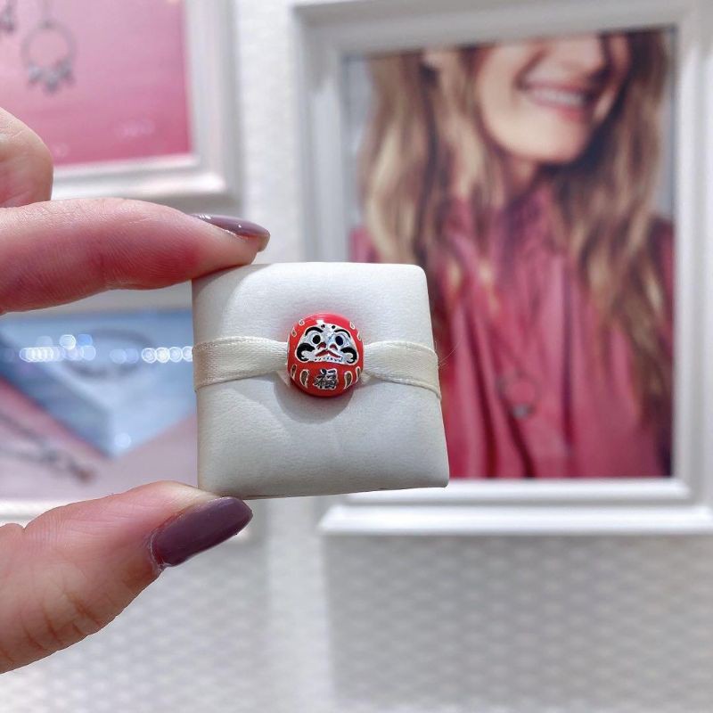 Pandora Red Daruma Doll Charm 798920C01 | Shopee Malaysia