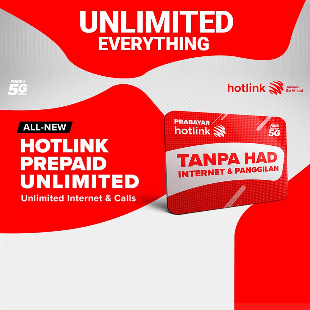 Hotlink Maxis Unlimited Data and Call Simcard - Simkad Prepaid | Shopee ...