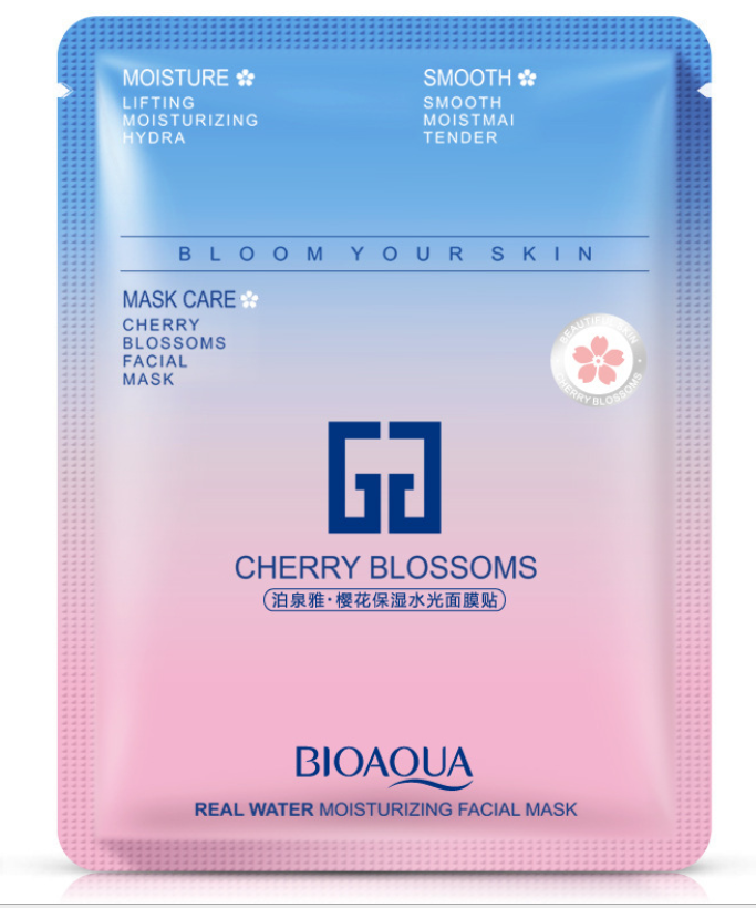 [10 Pieces] Bioaqua Sakura Cherry Blossoms Facial Mask (S028) | Shopee Malaysia